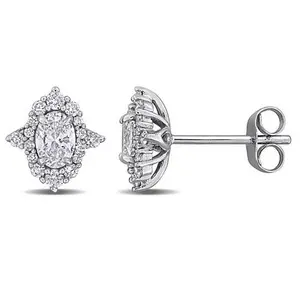 JULIANNA B. Lab-grown Diamond Stud Earrings - White Gold