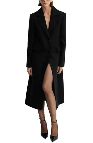 Mango Structured Virgin Wool-blend Coat