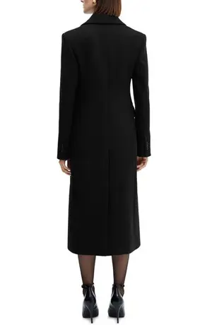 Mango Structured Virgin Wool-blend Coat