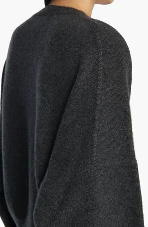 Khaite Marguax Cashmere Sweater - Charcoal