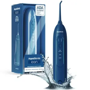 AQUASONIC Icon Electric Water Flosser Blue