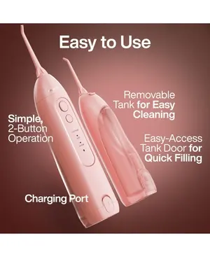 AQUASONIC Icon Electric Water Flosser - Pink