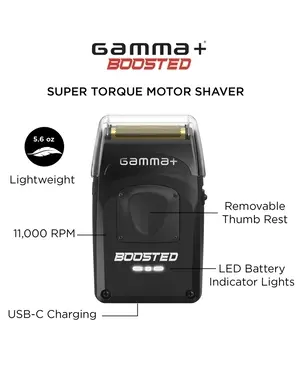 GAMMA+ Boosted Foil Shaver