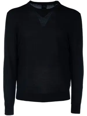 Armani Exchange Crew-neck Sweater - Black