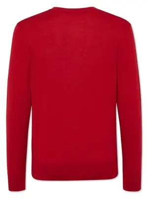 Dsquared2 Embroidered Logo Jumper - Red