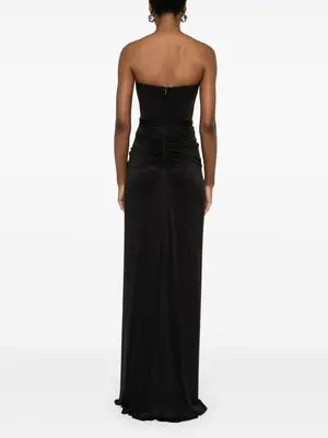 NISSA Corset-style Sleeveless Maxi Dress