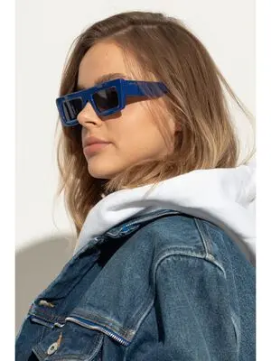 Off-White Square-frame Sunglasses - Blue