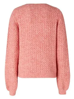 BALLANTYNE Cable-knit Jumper - Pink