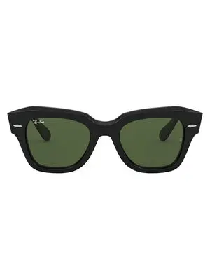 Ray-ban State Street Square-frame Sunglasses - Black