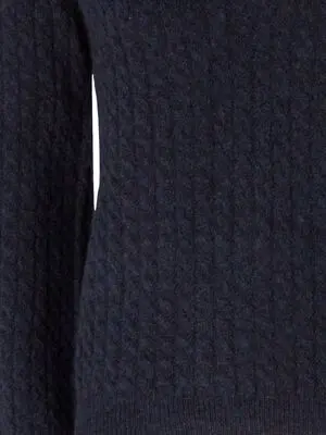 BALLANTYNE Cable-knit Jumper - Blue