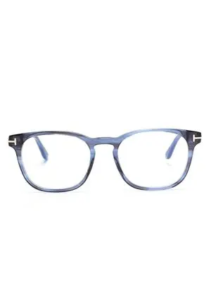 TOM FORD Round-frame Glasses - Blue