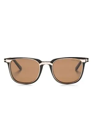 TOM FORD Square-frame Glasses - Brown