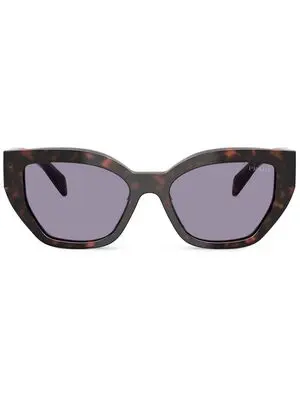 Prada Tortoiseshell Cat-eye Sunglasses - Brown