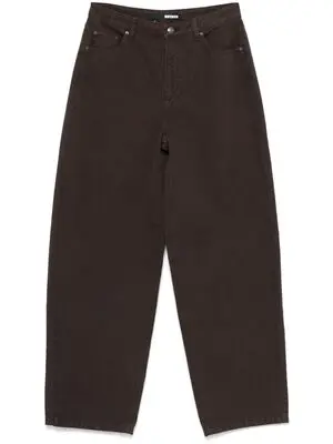 ROTATE BY BIRGER CHRISTENSEN Wide-leg Trousers - Brown