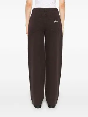 ROTATE BY BIRGER CHRISTENSEN Wide-leg Trousers - Brown