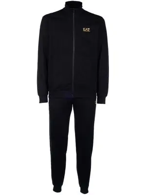 EA7 Cotton Core Identity Tracksuit - Black
