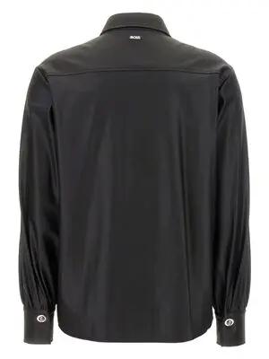 Hugo Faux-leather Shirt