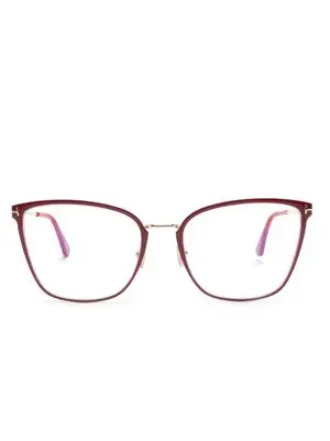 TOM FORD Butterfly-frame Eyeglasses - Red