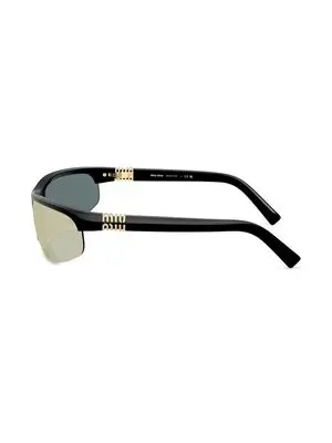 Miu Miu Oversize-frame Sunglasses - Black