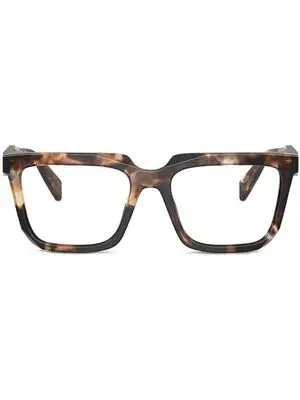 Prada Rectangle Eyeglasses - Brown