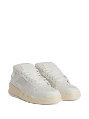 GIUSEPPE ZANOTTI Talon Leather Sneakers - White
