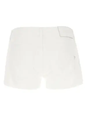 DONDUP Logo-plaque Denim Mini Shorts