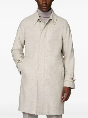 Boggi Milano Single-breasted Wool Coat