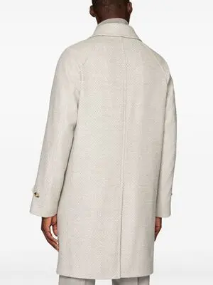 Boggi Milano Single-breasted Wool Coat