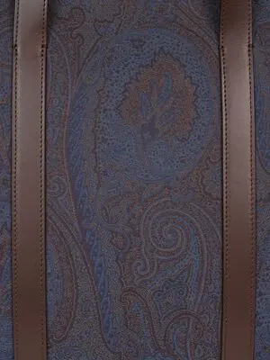 Etro Paisley Print Tote Bag - Brown