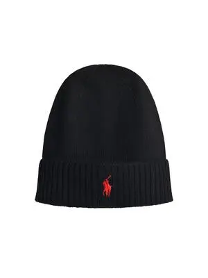 Polo Ralph Lauren Wool Beanie - Black
