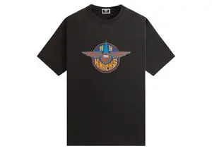 Kith X New York Knicks Wingman Vintage Tee Shirt - Black