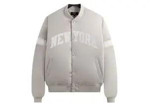 Kith X New York Knicks Empire Satin Bomber Jacket