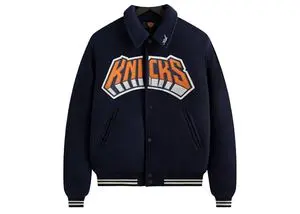 Kith X New York Knicks Empire Wool Coaches Jacket - Nocturnal