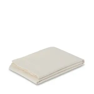 PIGLET IN BED Linen Flat Sheet, Full - Pearl
