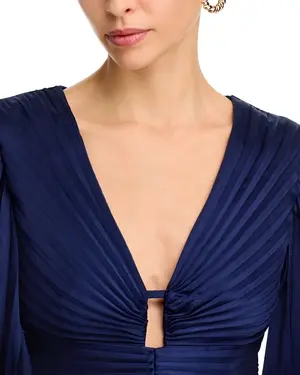 MILLY Julia Pleated Dress
