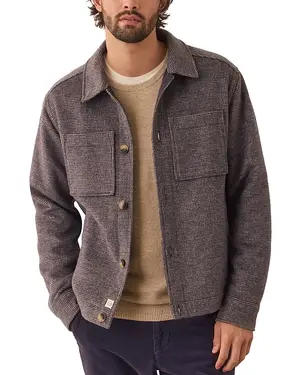 Marine Layer Textured Shirt Jacket