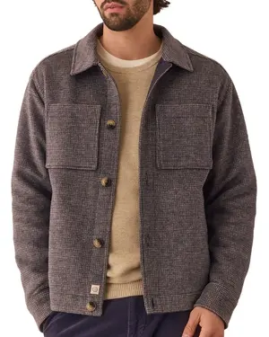 Marine Layer Textured Shirt Jacket