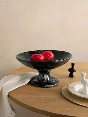 JIA JIA HOME Onyx Fruit Bowl
