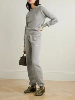 Eterne Embroidered Cotton-blend Hoodie
