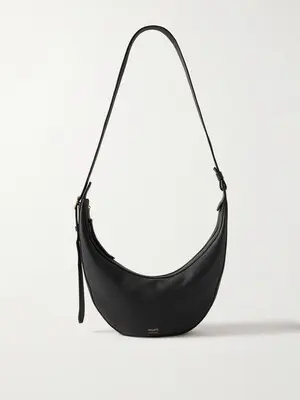 Khaite Augustina Small Textured-leather Shoulder Bag - Black