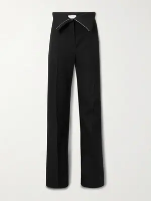 Alexander McQueen Wool-twill Flared Pants