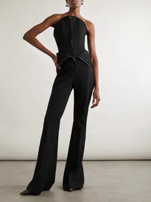Alexander McQueen Wool-twill Flared Pants