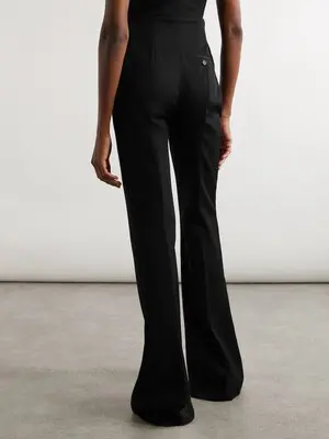 Alexander McQueen Wool-twill Flared Pants