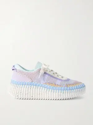 Chloé Nama Embroidered Sneakers