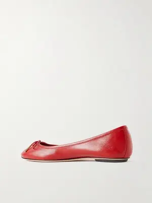 Chloé Iris Embellished Leather Ballet Flats