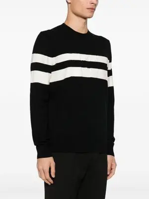 Karl Lagerfeld Monogram Jacquard Sweater