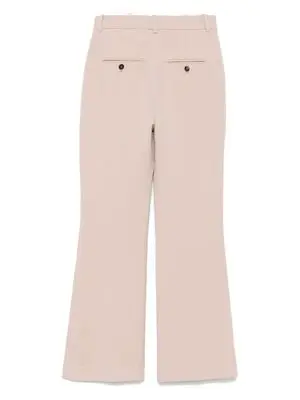 CIRCOLO 1901 Fleece Flared Trousers - Neutrals