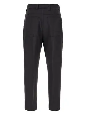 Zegna Wool Tapered Trousers