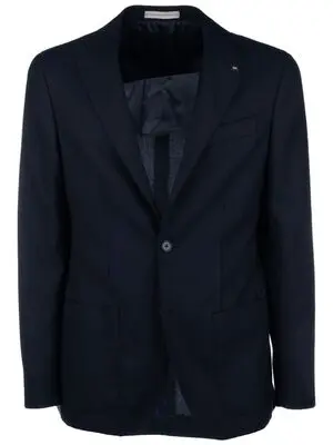 Corneliani Single-breasted Blazer - Blue