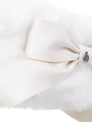 MAISON MICHEL Zaza Ear Headband - White